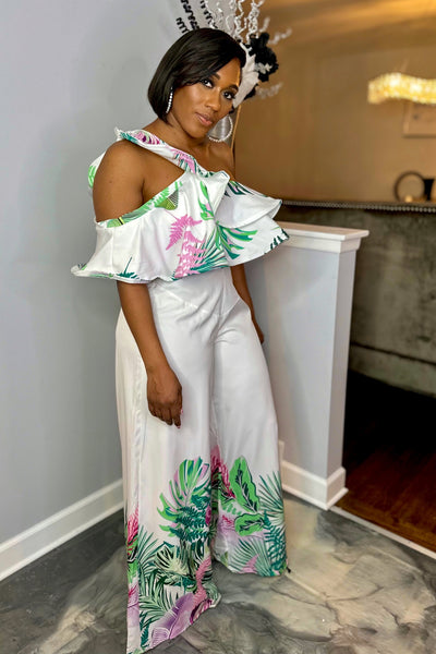 TROPICAL ONE SHOULDER SET – Andreeaa